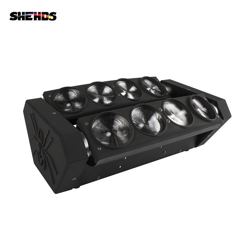 SHEHDS Led Spider Beam Light 8x10W White Color Bar Moving Head DMX512 ...