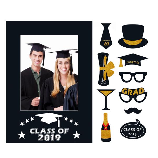 Satın alın 11 Pcs Graduation Party Props Paper Decorative Class of 2019 ...
