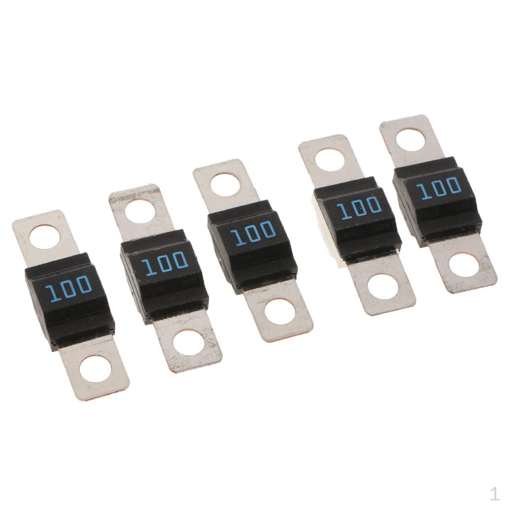 Buy Flat Metal Fuse Slow Bolt Fuses Car Audio Power High Current Fuses ...