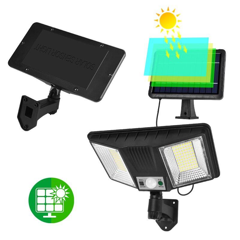 Buy Split Solar Wall Lamp Rotatable Indoor Outdoor Waterproof Solar ...