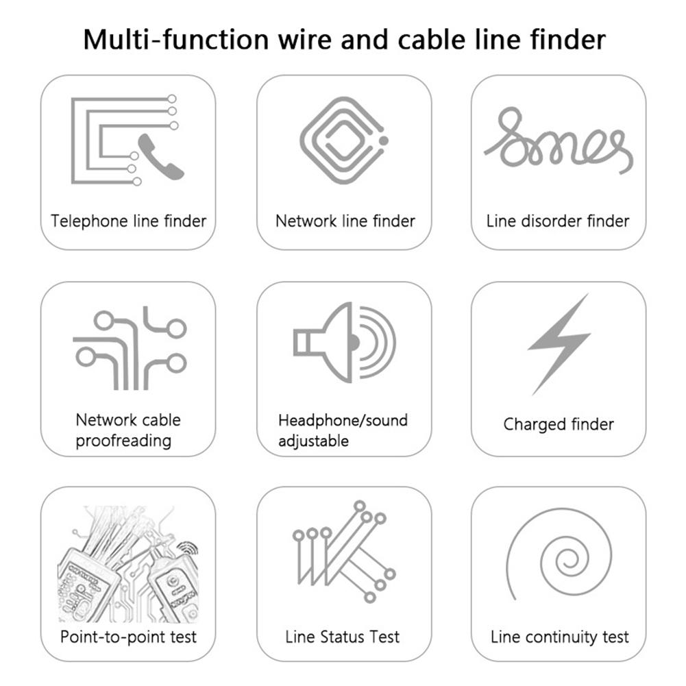 Buy LAN Network Cable Tracker Tester Telephone Wire Tracer Detector ...