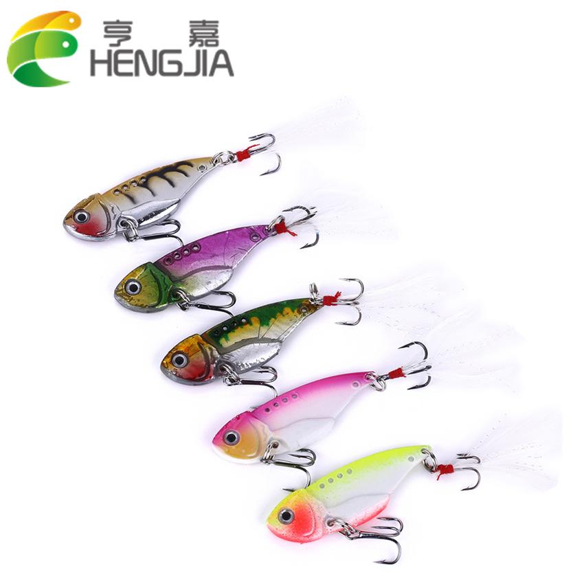 1PCS 5.5cm 11g Metal VIB Lures 3D Eyes Vivid Vibration Spoon Lure Fishing Bait Bass Artificial ...