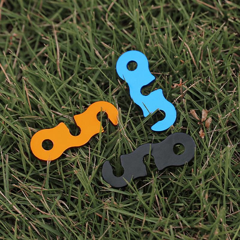 10Pcs Outdoor Camping Tent Parachute Cord Rope Buckle Tensioners ...