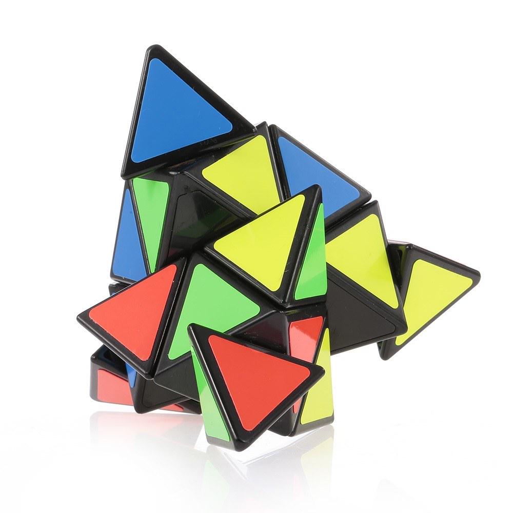 Cheap Pyraminx Speed Cube Triangle Magic Cube Pyramid Sticker Cube ...