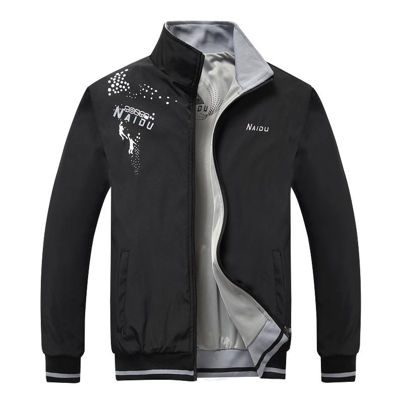 Buy Men Winter Autumn Sping Velvet Jacket Double Sided Wear Suit Warm ...