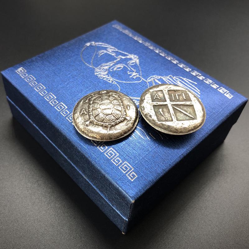Buy Copy Ancient Greek Silver Coin Turtle Silver Coin Ancient Roman ...