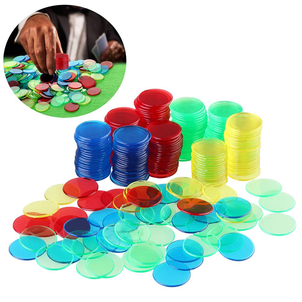 Buy 300PCS Tokens Colorful Creative Durable Plastic Mahjong Tokens Game ...