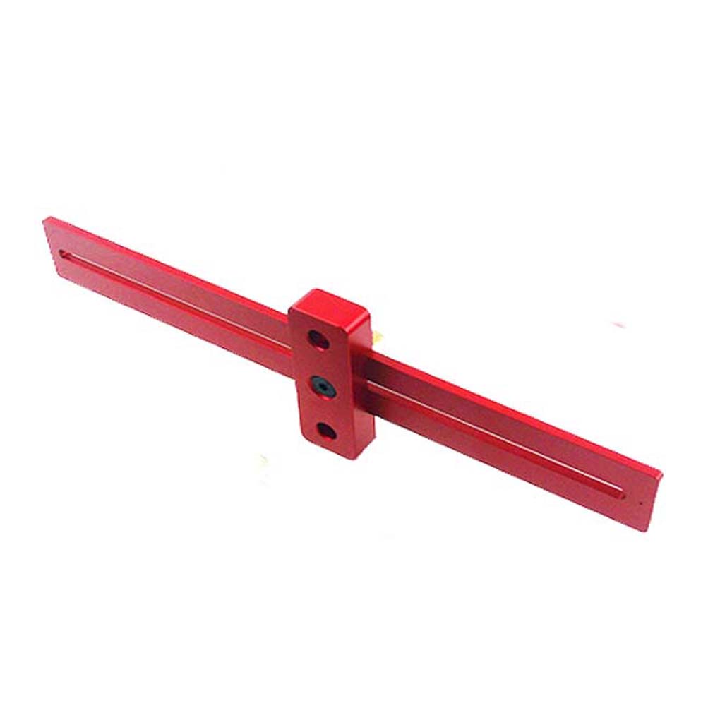 Buy 300mm Aluminum Alloy T-shaped Ruler Woodworking Tools Ruled Ruler ...