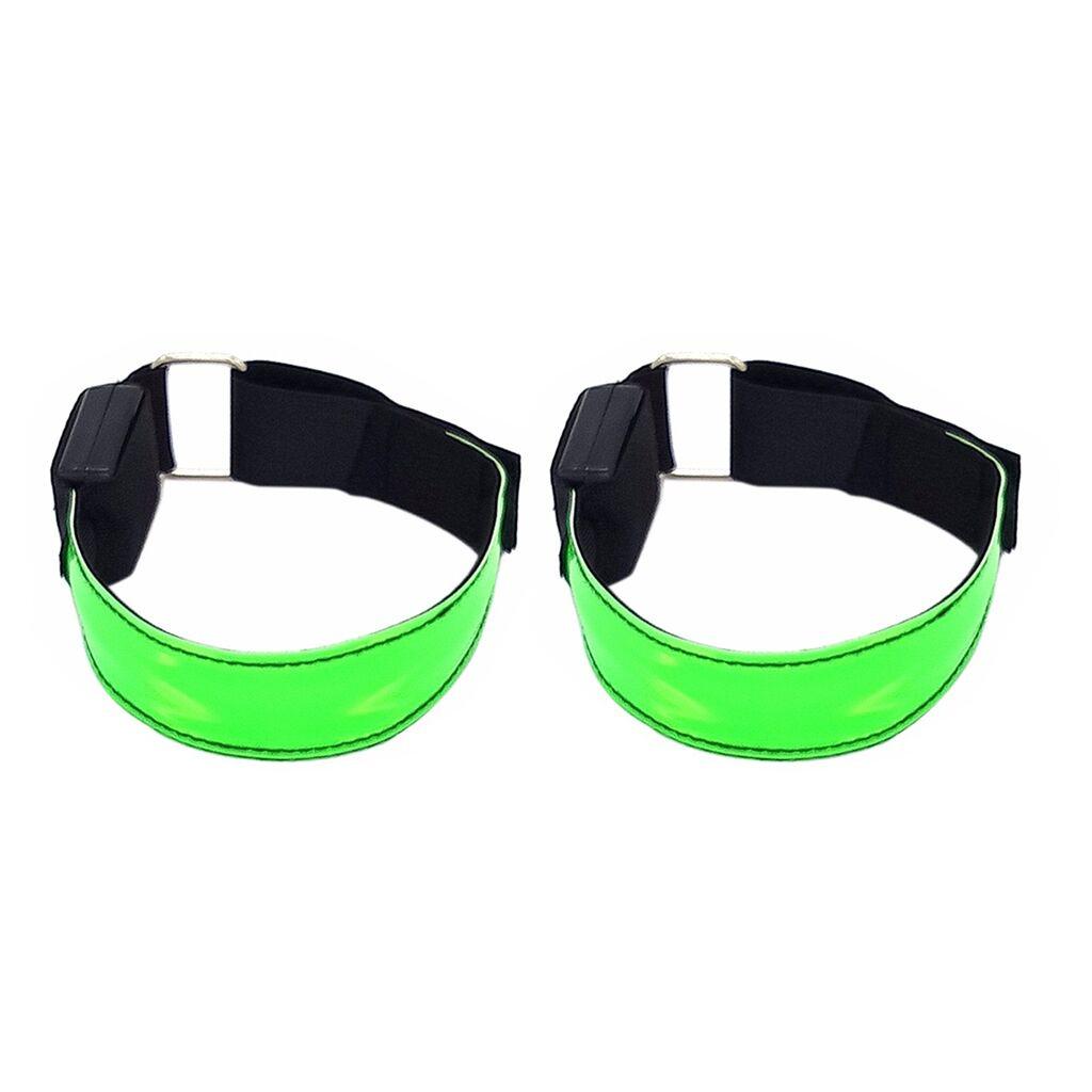 Buy 6-Pack LED Slap Lights Armband Glow Band Strap for Running Cycling ...