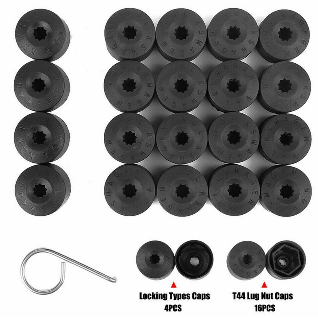 IDH Set von 20 für VW Volkswagen Rad Rad Radmuttern Bolzen Abdeckung ...