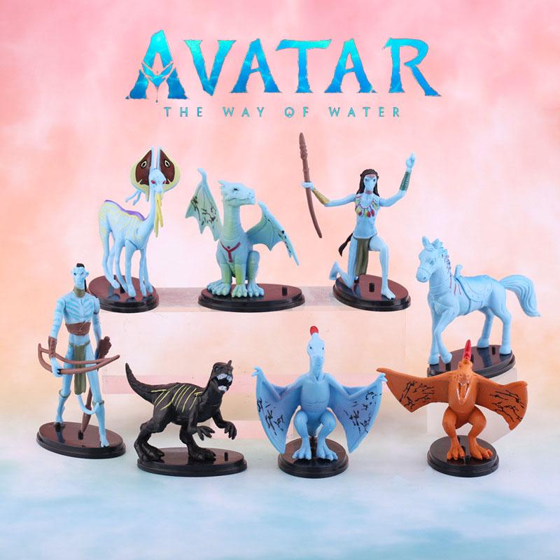 Buy Avatar 2 Jake Sully Neytiri Figures Toys Collectiable Ornaments ...