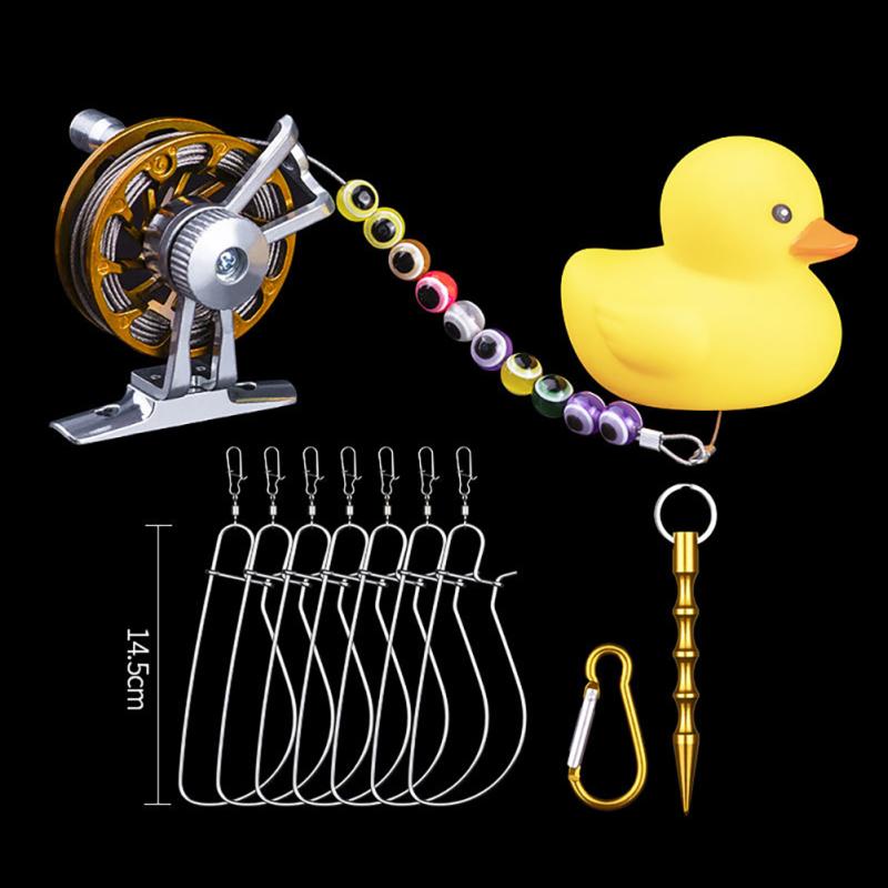Buy Fishing Stringer With Float Reel Stainless Steel Fishing Snaps Fish ...