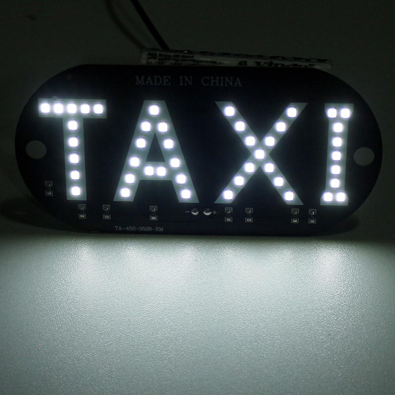1pcs DIY DC12V 45 LED DRL Car Taxi Meter Cab Sign Light Lamp Bulb 4 ...