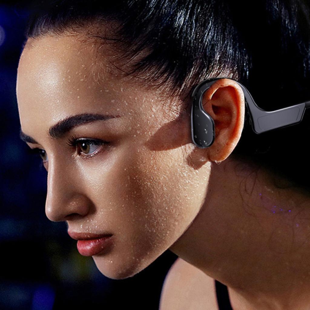 Bone Conduction Earphone Bluetooth Headphone Open Ear Sweatproof Sports ...
