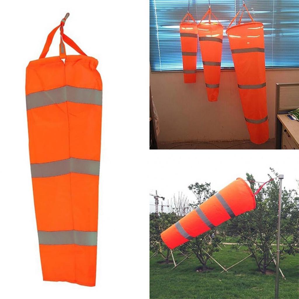 0.8m/1m/1.5m Aviation Airport Paraglide Windsock Reflective Wind ...