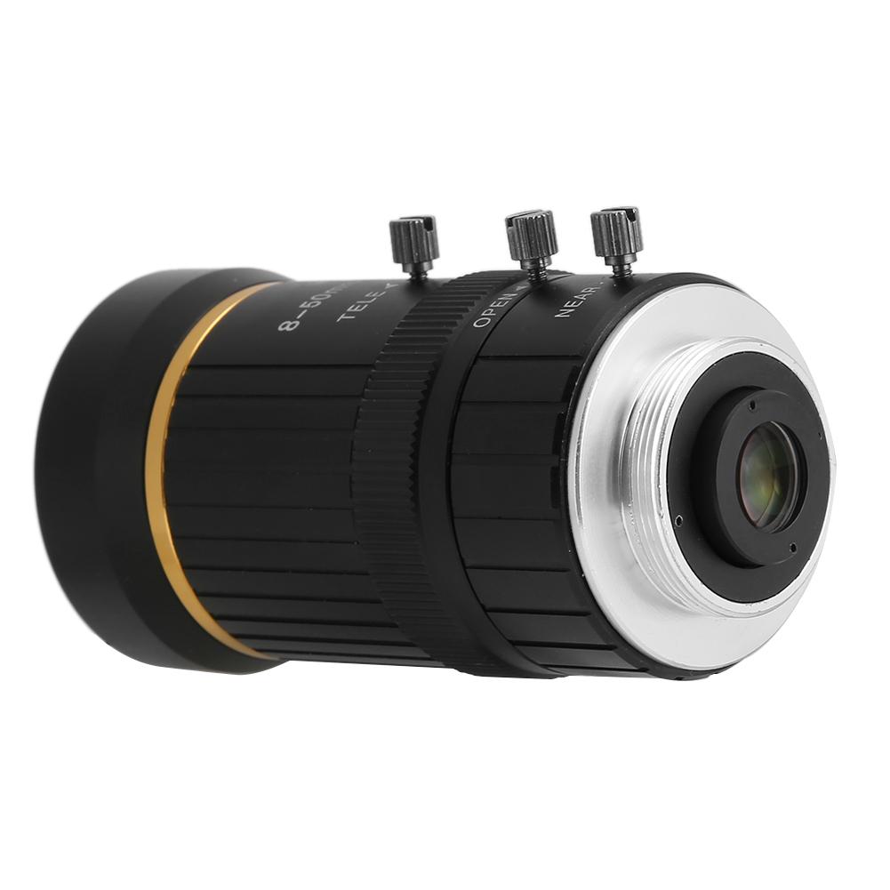 8-50mm 3MP 1/2 Manual Aperture C-Mount Security Camera Lens CCTV uygun ...
