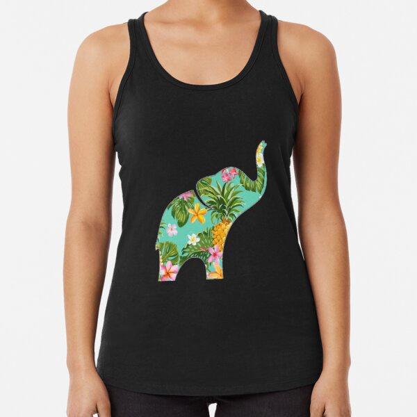Buy Hawaiian Elephant Printed Tank Top Women Sleeveless Summer Vest For ...