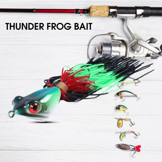 Fake Fishing Lure Frog Shape Attractive Long Service Life Reliable ...