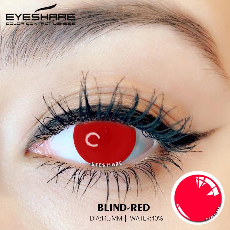 Buy EYESHARE Soft Color Contact Lenses 1 Pair Eyes Colorful Contactlens ...