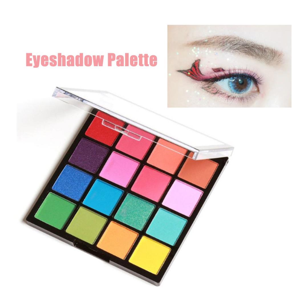 Buy ICOCO 16 Colors/SET Women Eye Makeup Cosmetic Powder Smoky ...