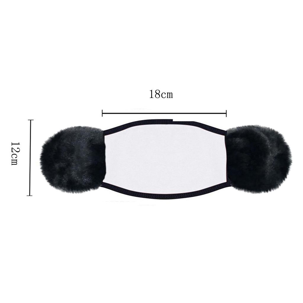 Buy 1PC Unisex Adult Winter Mask Rhinestone Warm Hair Ball Hanging Ear ...