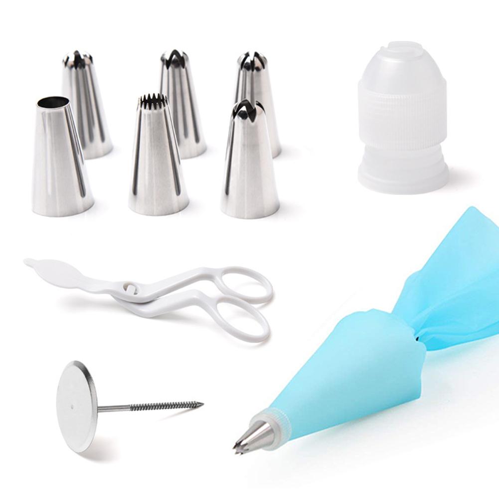 Buy 10pcs Cake Decorations Set, Icing Piping Tips Set 6pcs Piping ...