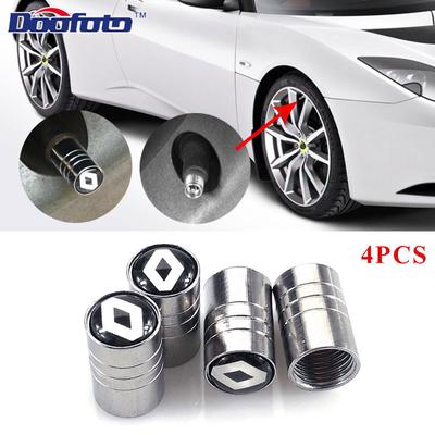 Metal Chrome Renault Badge Wheel Tire Valve Caps Renault Sticker Tyre ...