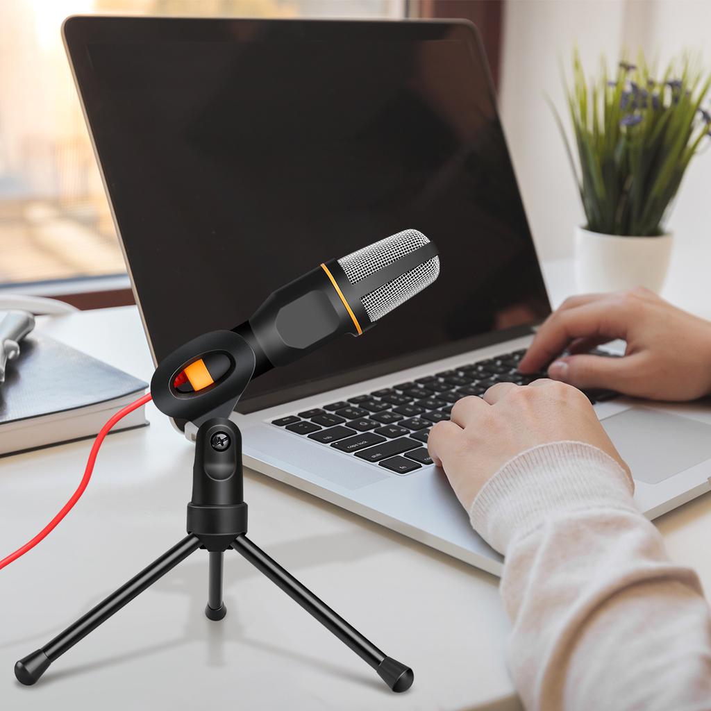Buy SF-666 Condenser Microphone 3.5mm Plug Play Home Stereo MIC With ...