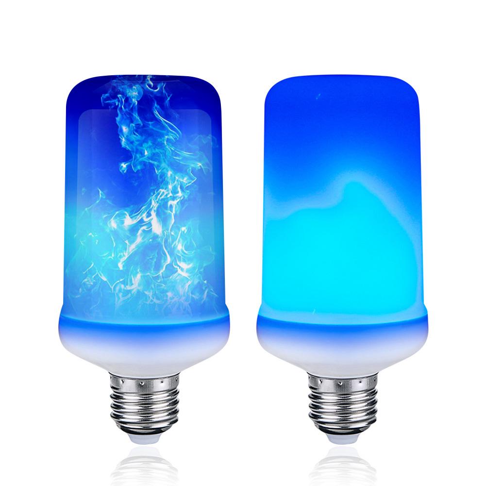 Effect Simulated Lamp Flicking 9W Fire LED Light Blue Flame E27/B22 ...