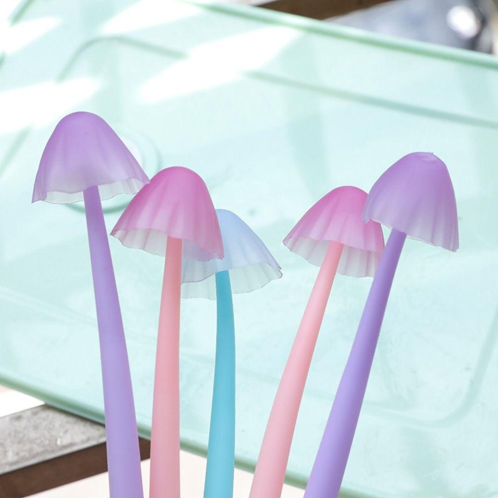 0.5mm Ink Color Changing Gel Pen Jellyfish Neutral Pen Mushroom Signing ...