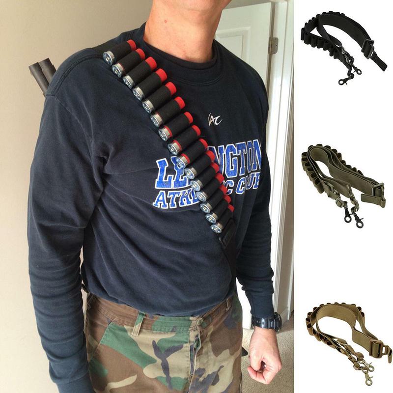 Actical 2 Point Rifle Sling 14 Shell Ammo Holder 12Ga 20Ga uygun ...