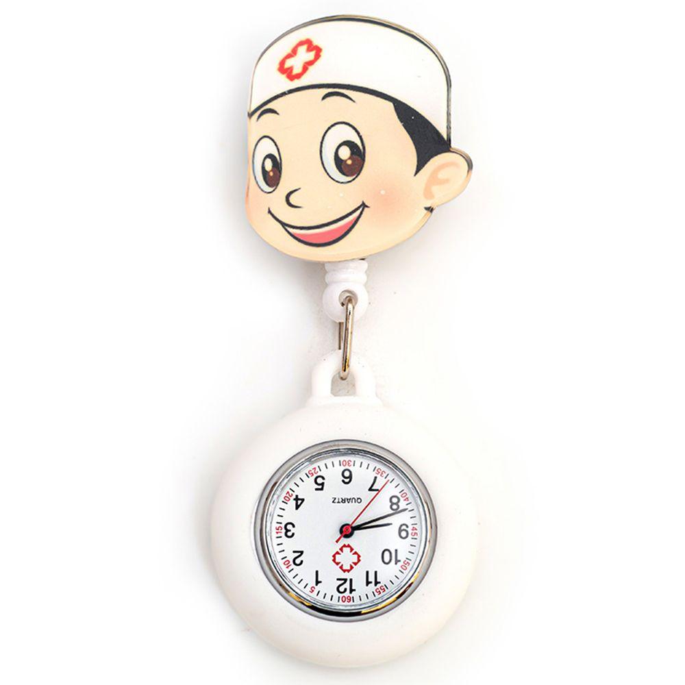 Buy Lovely Gift Doctor Nurse Pattern Quartz Clock Silicone Nurse Watch ...