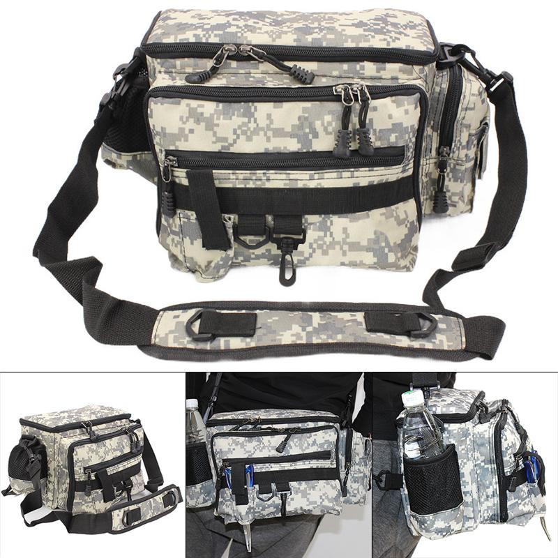 Buy Multifunctional Camouflage Fishing Tackle Bag Line Reel Lure Waist ...