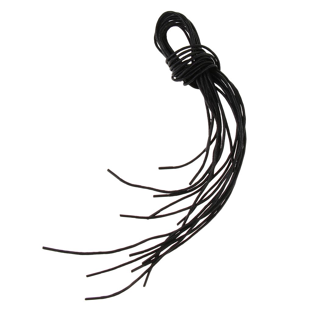 Buy 5x Waterproof Round Waxed Rope Cord Shoelace Dress Shoe Laces 90cm ...