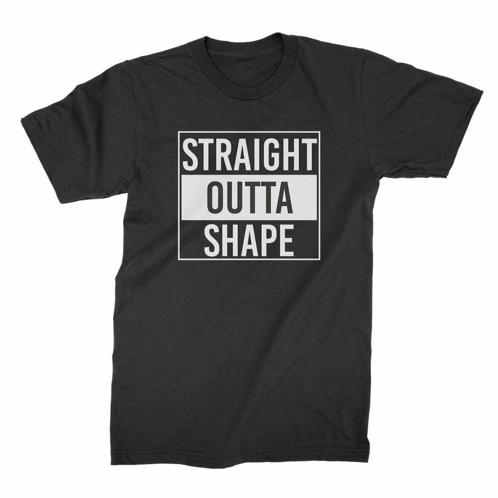 Straight Outta Shape T Shirt Out Of Shape Men 'S T -Shirts Summer ...