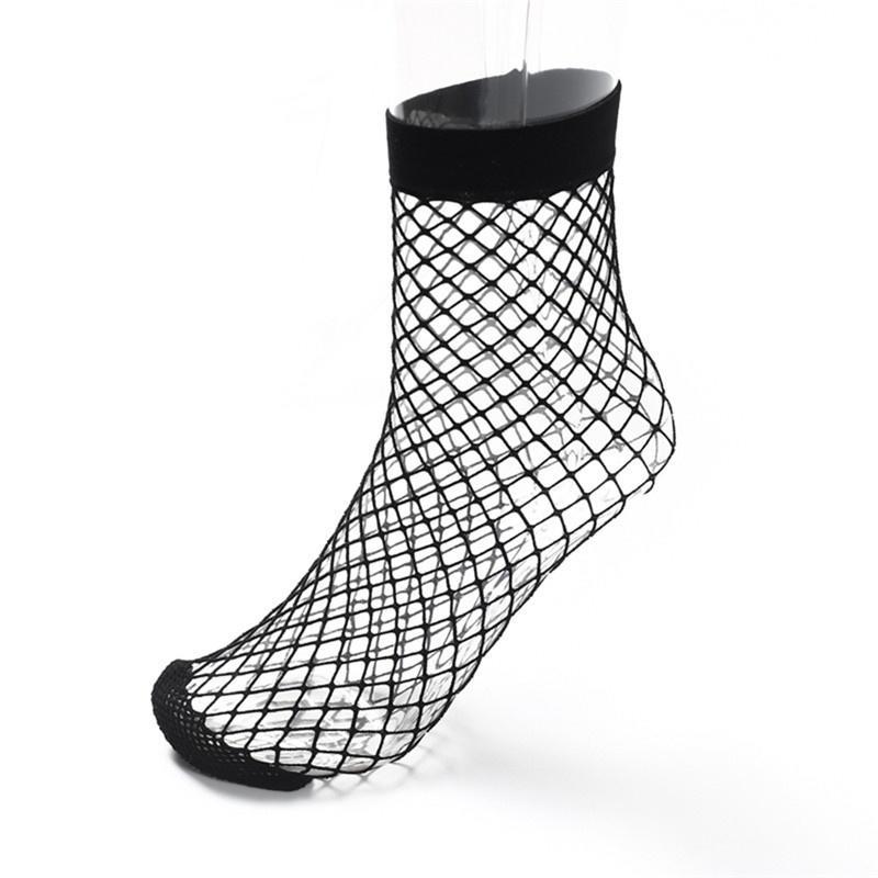 Buy Popular Tide Fishing Net Socks Hollow Mesh Socks Women Middle Tube ...