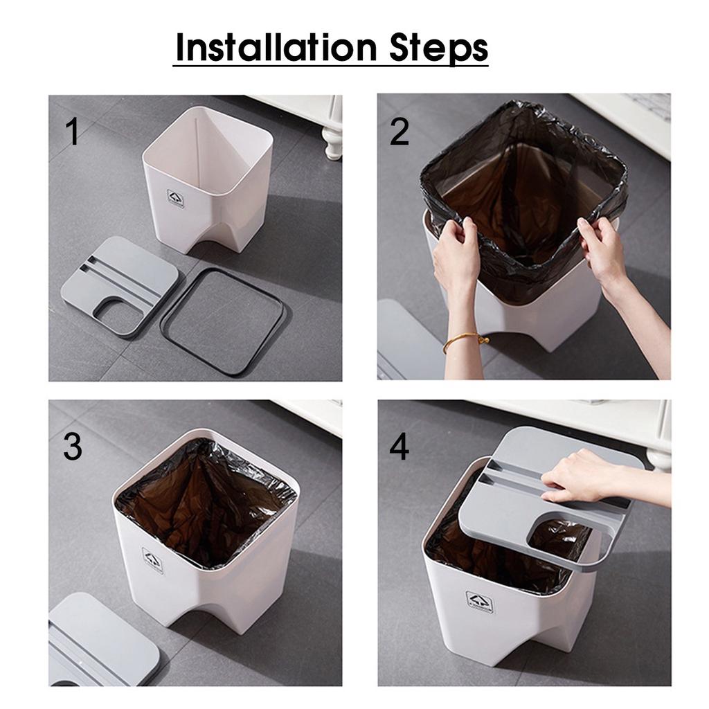 Buy 1PC Multi-function Trash Can Stacked Sorting Trash Bin Recycling ...