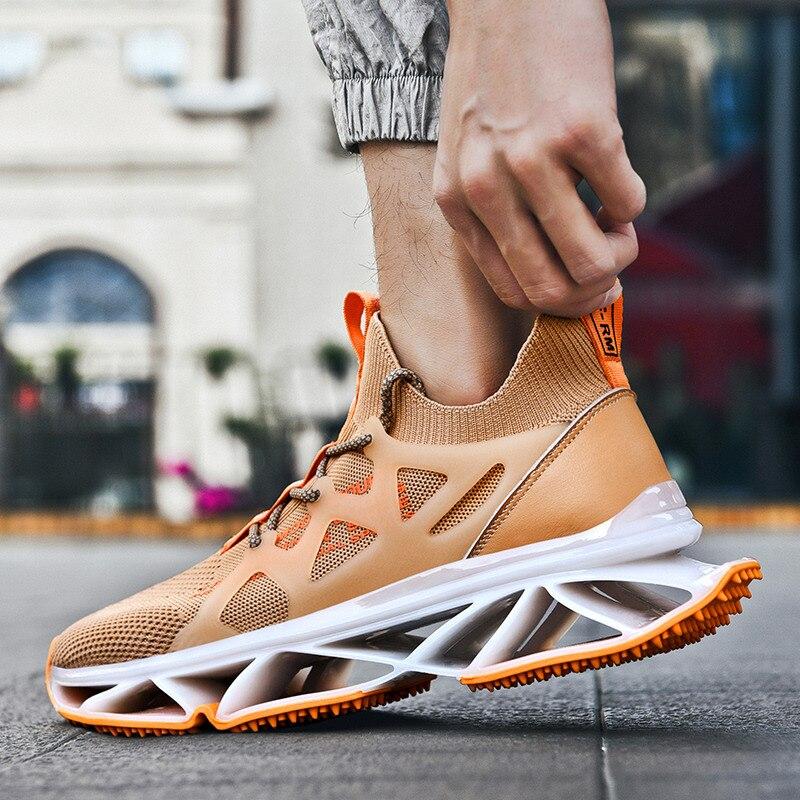 Buy Outdoor Non Slip Blade Shoes Casual Men Lace Up Male Sneakers ...