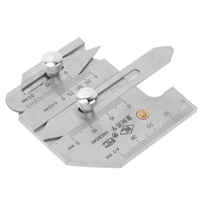 HJC40 Welding Pit Seam Gauge Stainless Steel Inspection Ruler Weld Seam ...