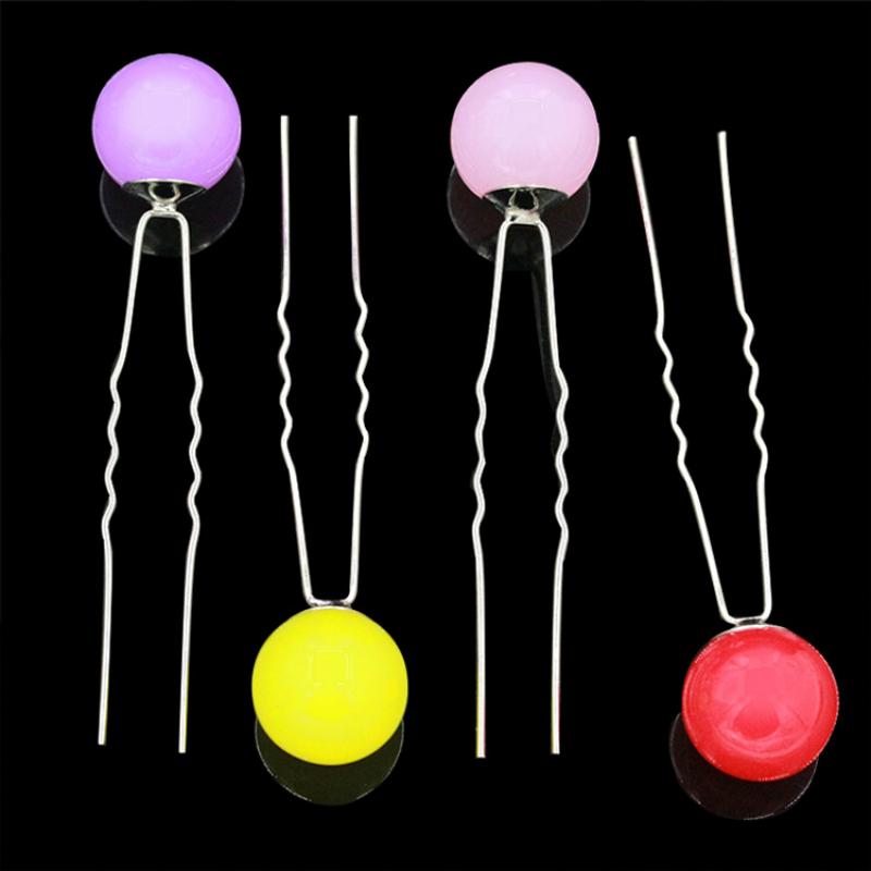 Buy Fashion Chic Multi-color Ball Hairpin Headwear Women's Jewelry Hair ...