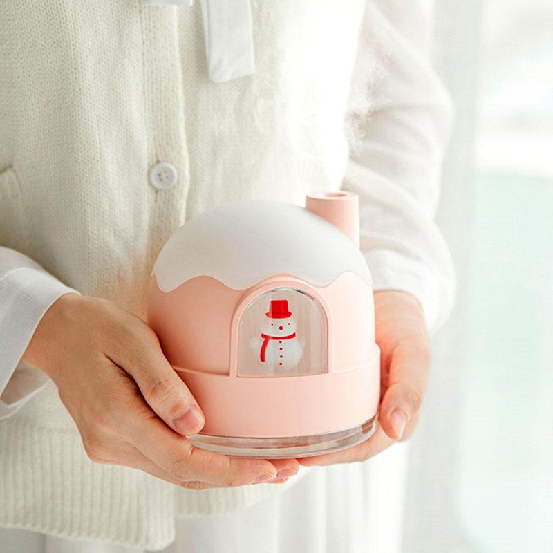Air Humidifier Snowman Aromatherapy Diffuser With Night Light For ...