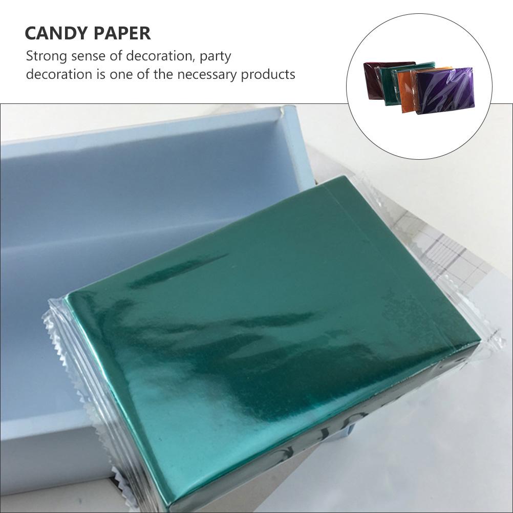 Buy 500pcs Creative Stylish Candy Packing Paper Sweet Wrapper Gifts ...