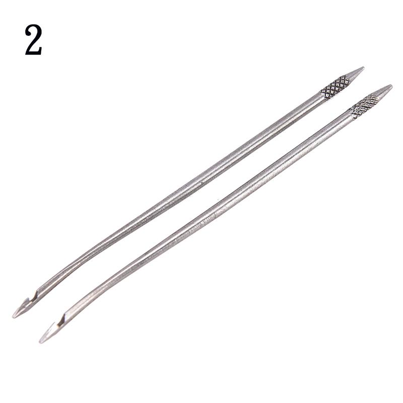 Buy Metal Handle Sewing Needles Hand Stitcher Shoe Repair Tool Sewing ...
