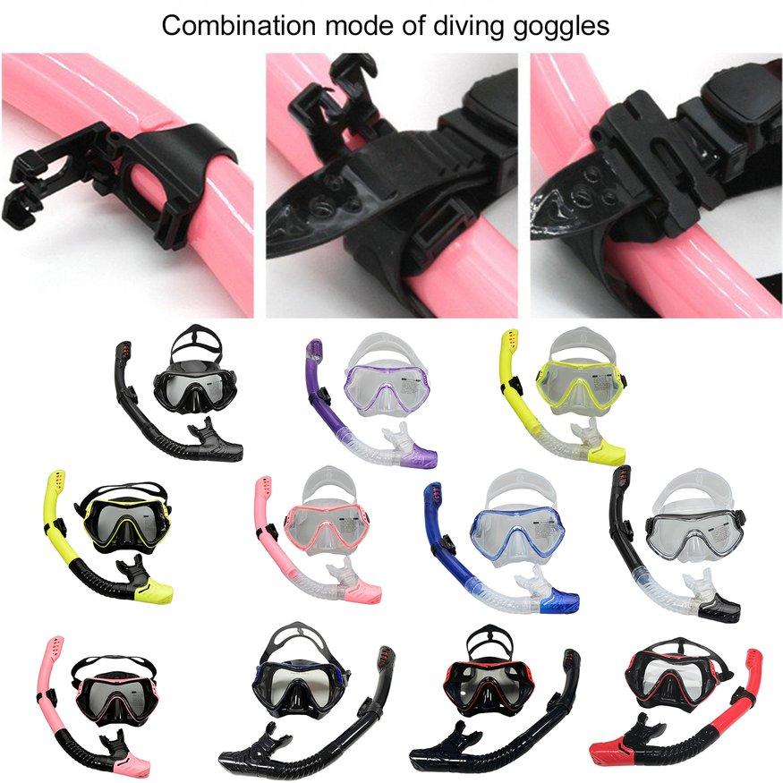 Buy Pearliky Diving Masks Snorkeling Set Underwater Adult Silicone ...