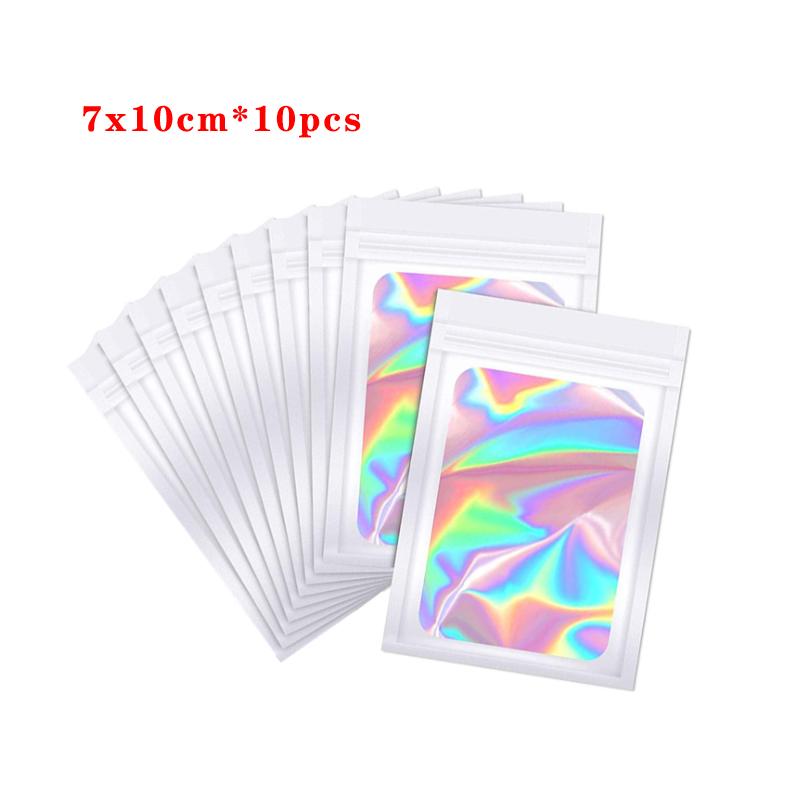 Buy 10pcs/lot Rings Jewelry Cosmetics Thicken Plastic Iridescent ...