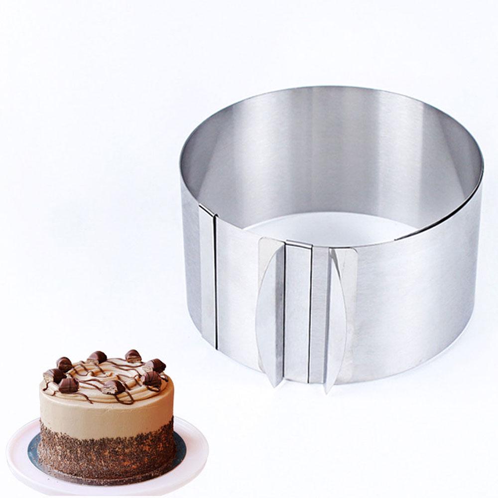 Bakeware Decorating Cutter Adjustable Cookie Mould Round Circle Cake ...