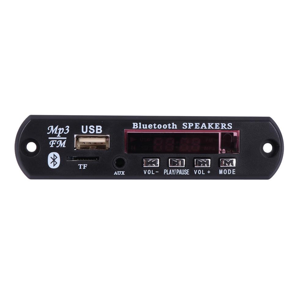 Wireless Bluetooth 12V Mp3 Wma Decoder Module Usb Tf Radio Fm Aux For ...