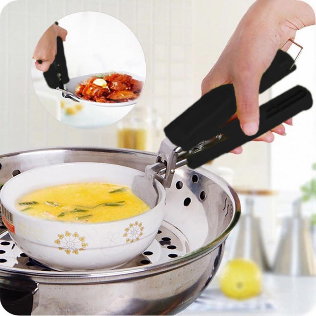 Buy Pan Bowl Hot Dish Plate Gripper Clip Kitchen Tool at affordable ...