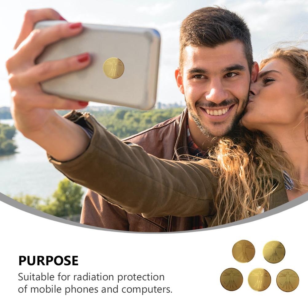 Buy 5Pcs 1Set EMF Protection Stickers Anti-radiation Stickers Phone ...