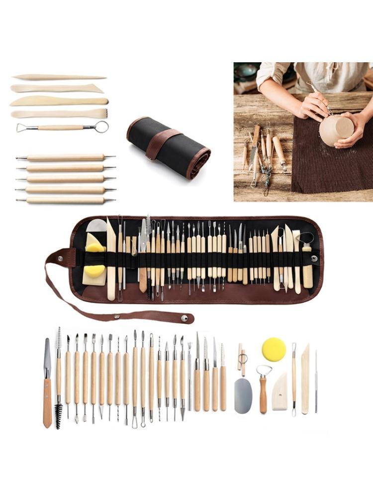41pcs DIY Kil Heykel Seramik Seti Çok Fonksiyonlu Oyma Noktası Matkap ...